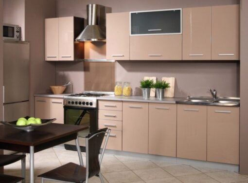 Cucina pareti color cappuccino-Pianeta Design