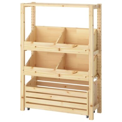 Dispensa sempre in ordine con lo scaffale IVAR di IKEA